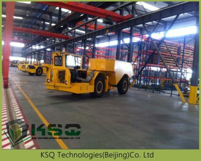 China Camião basculante resistente amarelo do perfil baixo para a mineração subterrânea à venda