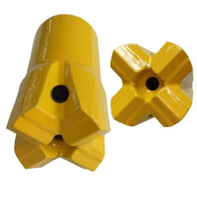 China Spitzen Sie sich klopfen weg 7 Knopf-Bohrer, der 11 Verjüngungs-Grad Dth-Hammer biss 32mm 36mm 38mm zu zu verkaufen