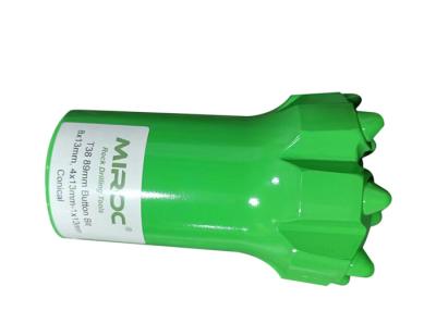 中国 T38 - 89mm 岩石掘削用 球形/弾道ボタン 螺紋式ドリルボタンビット 販売のため