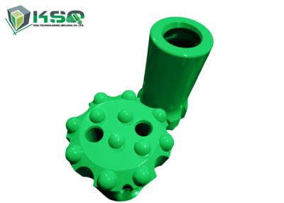 China T38 76mm Rock Drilling Tools Flat Face Standard Skirt Threaded Button Bit for sale