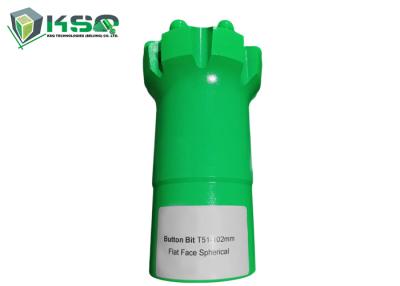 Китай Твердосплавная буровая коронка Hard Rock T51-102 мм, плоский торец, сферическая резьба, буровой шарошечный долото для горнодобывающей промышленности продается