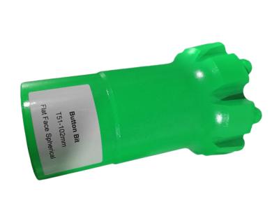 Китай Твердосплавная буровая коронка Hard Rock T51-102 мм, плоский торец, сферическая резьба, буровой шарошечный долото для горнодобывающей промышленности продается