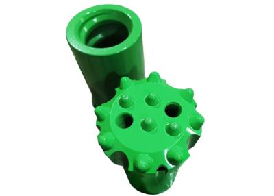 China T38-76mm Tungsten Carbide Threaded Button Bit with Ballistic and Spherical Buttons for Rock Drilling for sale