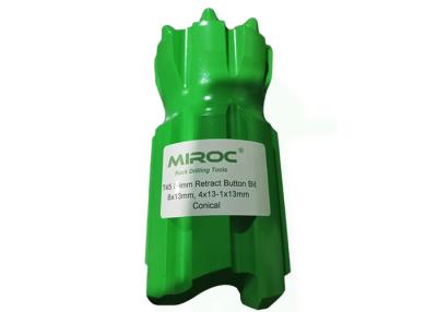 China 89MM Tungsten Carbide Retract Button Drill Bit for Well Drilling and Mining for sale
