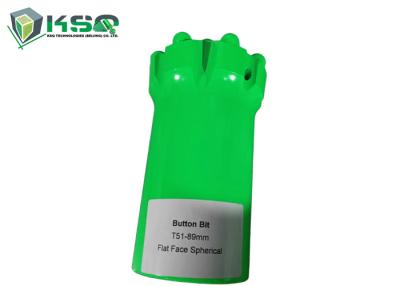 China T51-89mm Thread Button Bit with Semi-ballistic Carbide Design for Bench Drilling for sale