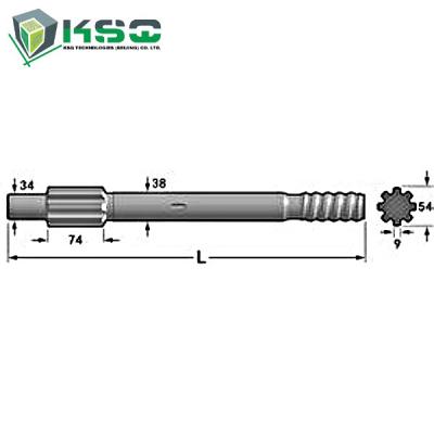 Cina Adattatore COP1038HD, COP1238, COP1038HL dello stinco del trapano di Copco dell'atlante in vendita