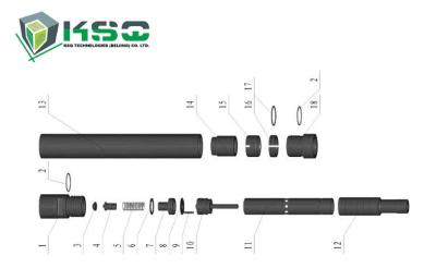 Cina Estragga il processo privato di trattamento termico degli strumenti di perforazione del martello delle operazioni di coltivazione a gradini in vendita