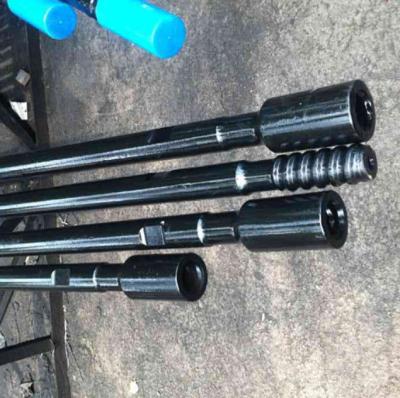 China Tungsten Carbide Mining MF Threaded Drill Rod T45 Flushing Hole 17 Mm for sale
