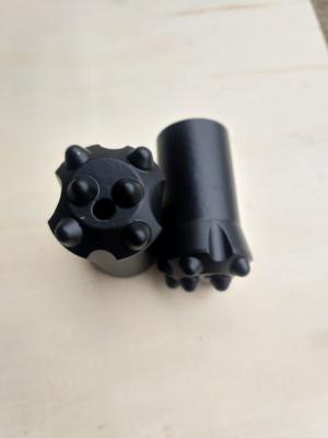 China Tapered / Threaded Rock Drill Bit For Drifting / Tunneling Dia 34mm 38mm for sale