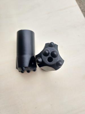China Tapered / Threaded Rock Drill Bit For Drifting / Tunneling Dia 34mm 38mm for sale