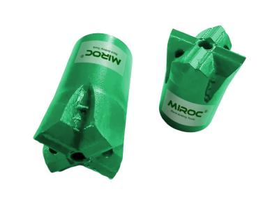 China High grade steel Tapered Cross Drill Bit 7 Degree 32mm with tapered drill rod for drilling holes for sale