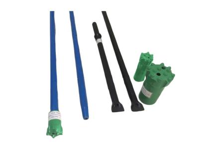 China 32-42mm com perfuração de rocha curto/longa da saia afilou bocados de botão à venda