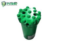 China 89mm T51 Flat face button bits For mining Quarrying Threaded Rock Drilling Button Bit for sale