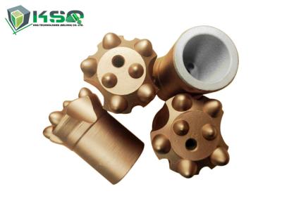 China 38mm sieben knöpfen goldene Farbe für Tunnelbau-Bergbau-Verjüngungs-Knopf-Bohrer zu verkaufen