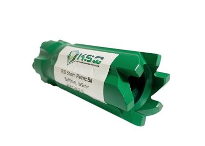 中国 鉱山の訓練用具T38 R32 Retracの低下の中心ボタンの削岩用ビットを切り出すこと 販売のため