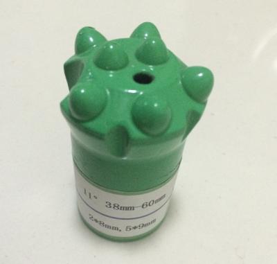 China 34mm/35mm sieben Knopf-Felsen-Bohrungs-sich verjüngende Knopf-Bits für Industrie zu verkaufen