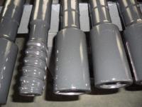 China T38 / T45  Threaded Drilling Tools , Long Hole Drilling Thread Extention Rod for sale