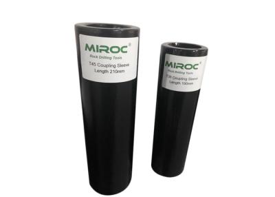 China Forging T45 Drill Coupling Sleeve Length 210mm Diameter 63mm For Underground Mining for sale