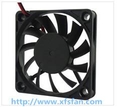 China 60*60*10mm 5V/12V/24V DC Black Plastic Brushless Cooling Fan DC6010 for sale