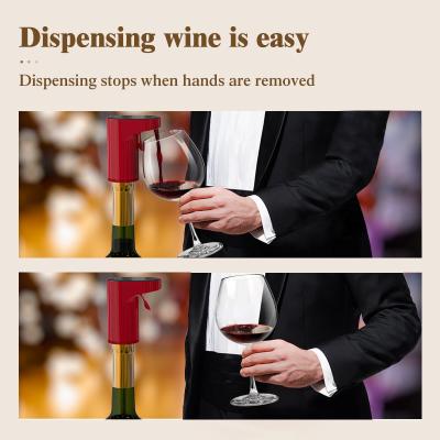 China 2025 Hot Selling Colorful Multi Smart Wine Dispenser With LED Display Rechargeable Battery for sale