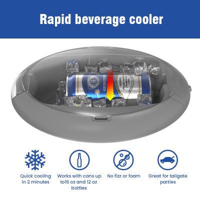 China 21kg/Box Lightweight Grey Beverage Cooler, Powered By AA Batteries for sale