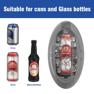 China 21kg/Box Lightweight Grey Beverage Cooler, Powered By AA Batteries for sale