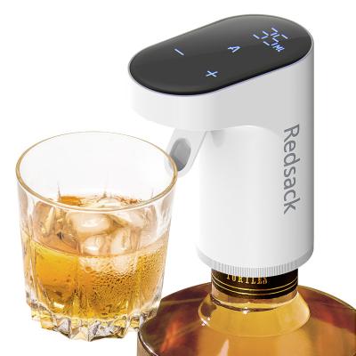 China 1200mah Battery Smart Multi Smart Wine Aerator And Dispenser With LED Touch Screen Display for sale