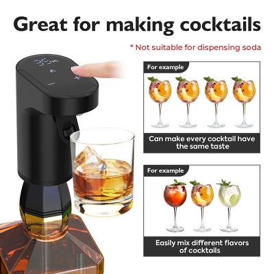 China 2025 Hot Selling Colorful Multi Smart Wine Dispenser With LED Display Rechargeable Battery for sale