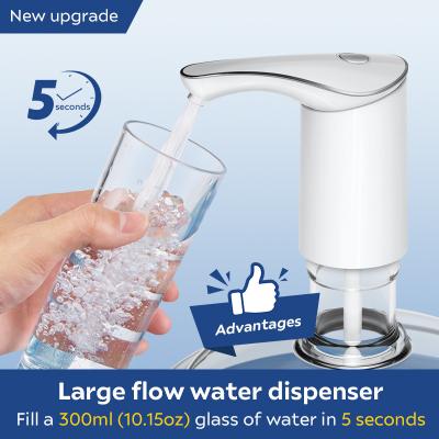 China Smart Mini Electric in Desktop Cooler Parts Automatic Dispensers Pump Bottle Drinking Home Agua Water Jug Dispenser for sale