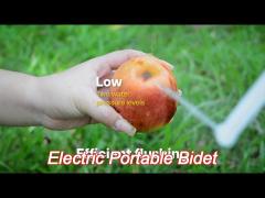 Compact 200ml Water Capacity Portable Electric Bidet 2000mah Battery Capacity 3 Hour Charging