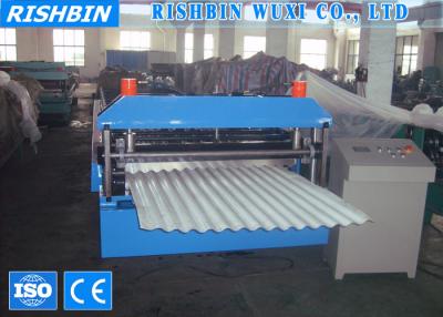Cina Lo zinco ha ondulato il rotolo del pannello del tetto dello strato/IBR che forma la macchina con la trasmissione a catena in vendita