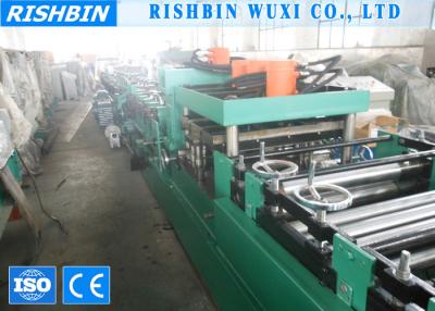 China Hydraulischer Ausschnitt automatisches C formte die Purlin-Rolle, die Maschine 30 m/Mindestdrehzahl bildet zu verkaufen