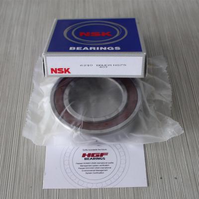 China Low friction original Japan NSK deep groove ball bearing 6210DDU 50*90*20mm for sale