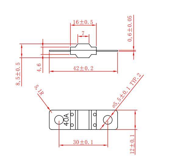Bakelite Copper AUTO Fuse 0498150.M MIDI 498 Series 150A 32V 30A To 200A 1