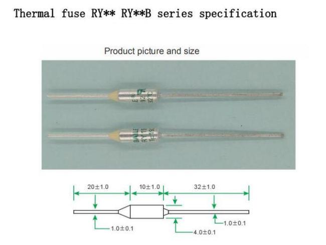 5A 10A 250V Thermal Cutoff Fuses 1