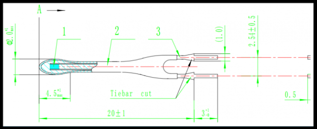 100k 4200 Power NTC Thermistor Epoxy Resin Negative Temperature Coefficient Sensor 2