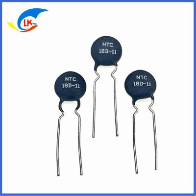 Cina 2.5A 18 tipo soppressione corrente di potere di ohm NTC di afflusso 18D-11 del termistore 11mm in vendita
