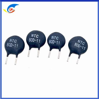中国 80オーム1.2A NTC力のタイプ サーミスター11mmの80D-11侵入の流れの抑制 販売のため