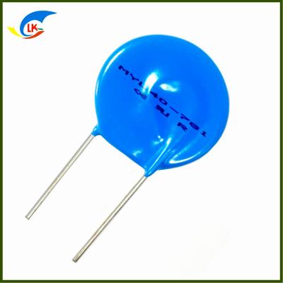 Cina Protezione da fulmini da ossido di zinco Tipo 40mm Varistor MYL 40-781K 780V Piede rotondo in rame in vendita