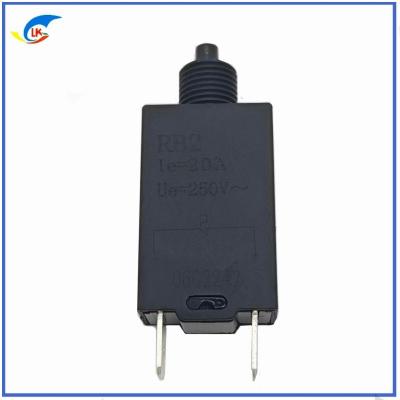 China 20A 250V Overload Protector Circuit Breaker Manual Automatic Thermal Fuse And Thermal Protector for sale