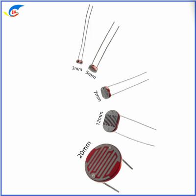 China 540Nm Spektrum Spitzenwert CDS Photoresistor GM7539 Helle Widerstand 50-100KΩ in Kameras zu verkaufen