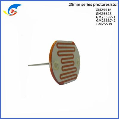 China 25mm Photoresistor Multi Function Light Dependent Resistor GM25539 Epoxy Resin Package for sale