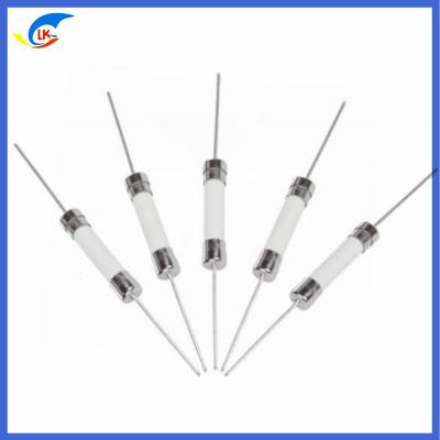China 6.35x30mm 6X30mm Micro-tubulaire lont Keramische snelle blaas F10A/12A/15A/20A/25A/30A250V Pin Double Cap Te koop
