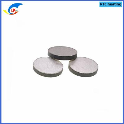 중국 PTC 열기원 Φ10X1.5mm 135°C 3.5-6.5 OHM 5V 연료 연기의 오일 전열 판매용