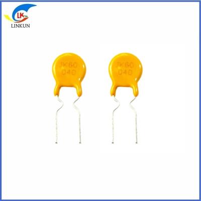 Cina JK60-065 Fuse di auto-recupero 60V 0,65A 650ma PPTC a pin rettilineo può essere inserito in vendita