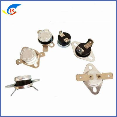 China Temperature Switch KSD301 250V 10A 0C-300C Thermal Disk KSD Bimetallic Thermostat for sale