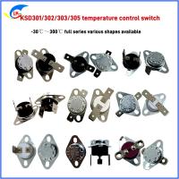 China Bimetallic Thermostat Digital Temperature Controller Ksd301 Electronic Components CQC Certification for sale