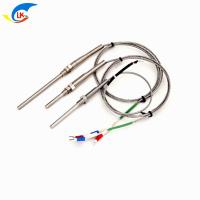 China Fixed Thread Temperature Sensor 3 Wire PT100 PT1000 Thermistor For Accurate Measurement for sale