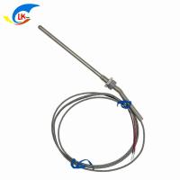 China Fixed Thread Temperature Sensor 3 Wire PT100 PT1000 Thermistor For Accurate Measurement for sale