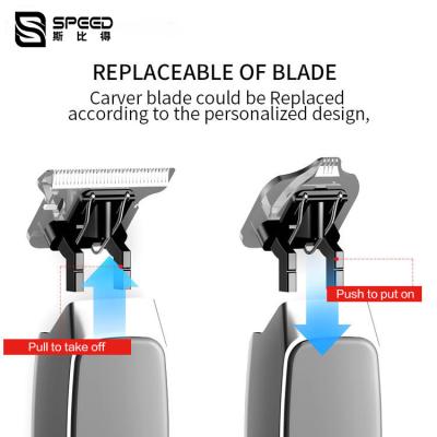 China Display LED Home Trimmer de cabelo sem fio elétrico 5V-1A máquina de corte de cabelo à venda